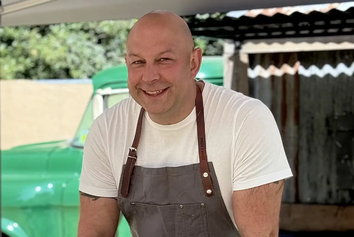 Chris Mackett at Ludlow Food Festival